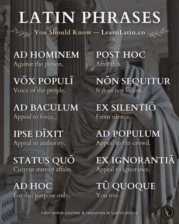 Essential Latin Phrases - LearnLatin.io