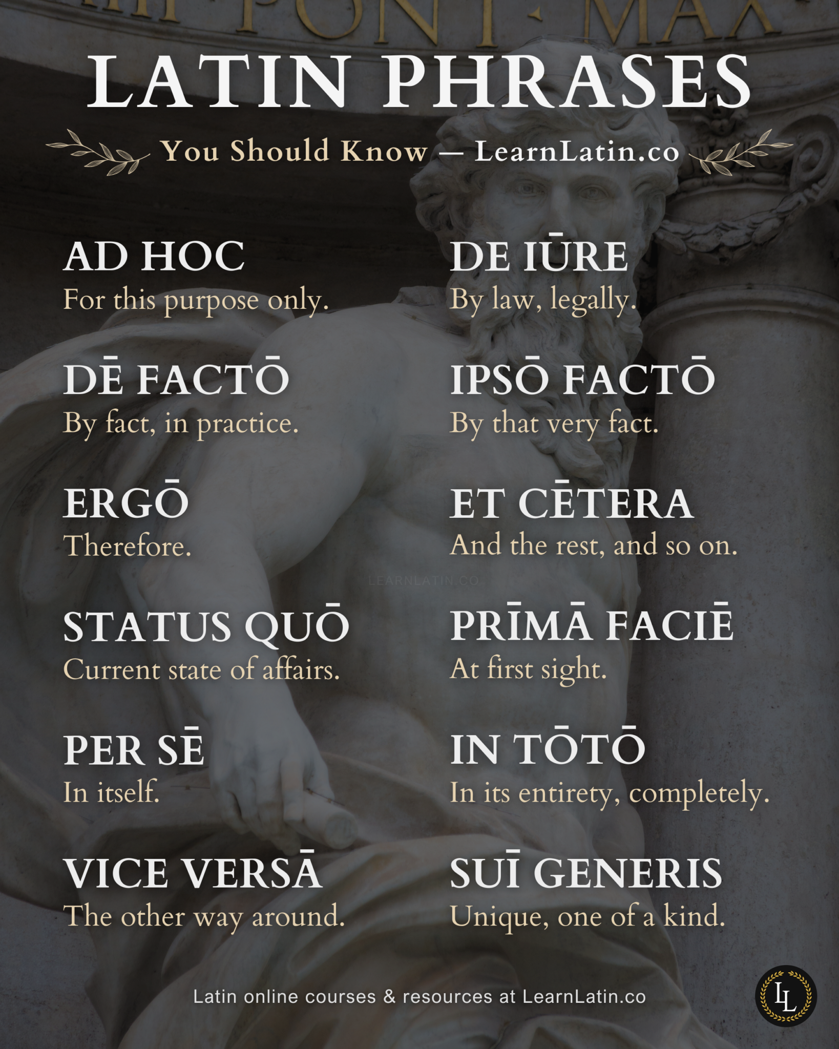 Essential Latin Phrases - LearnLatin.io